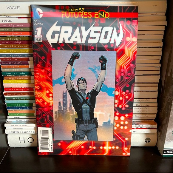 DC Comics | Other | Grayson New 52 Futures End Holographic Cover | Poshmark